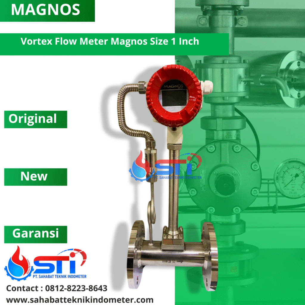 Vortex Flow Meter Magnos Size 1 Inch » Distributor Water Meter, Flow ...