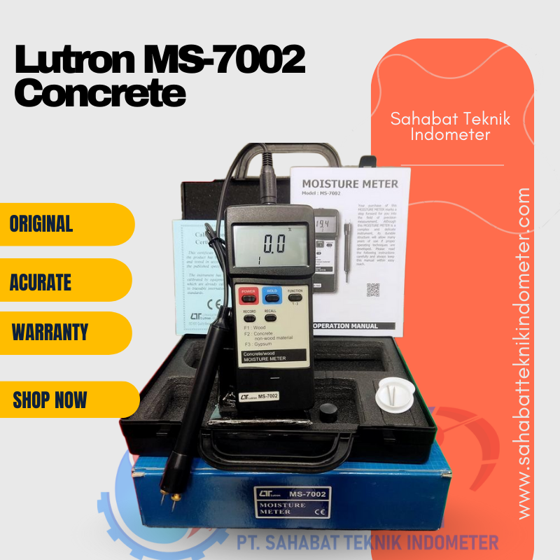 Lutron MS-7002 Concrete » Distributor Water Meter, Flow Meter dan ...