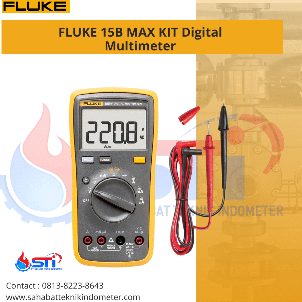 FLUKE 15B MAX KIT Digital Multimeter » Distributor Water Meter, Flow ...