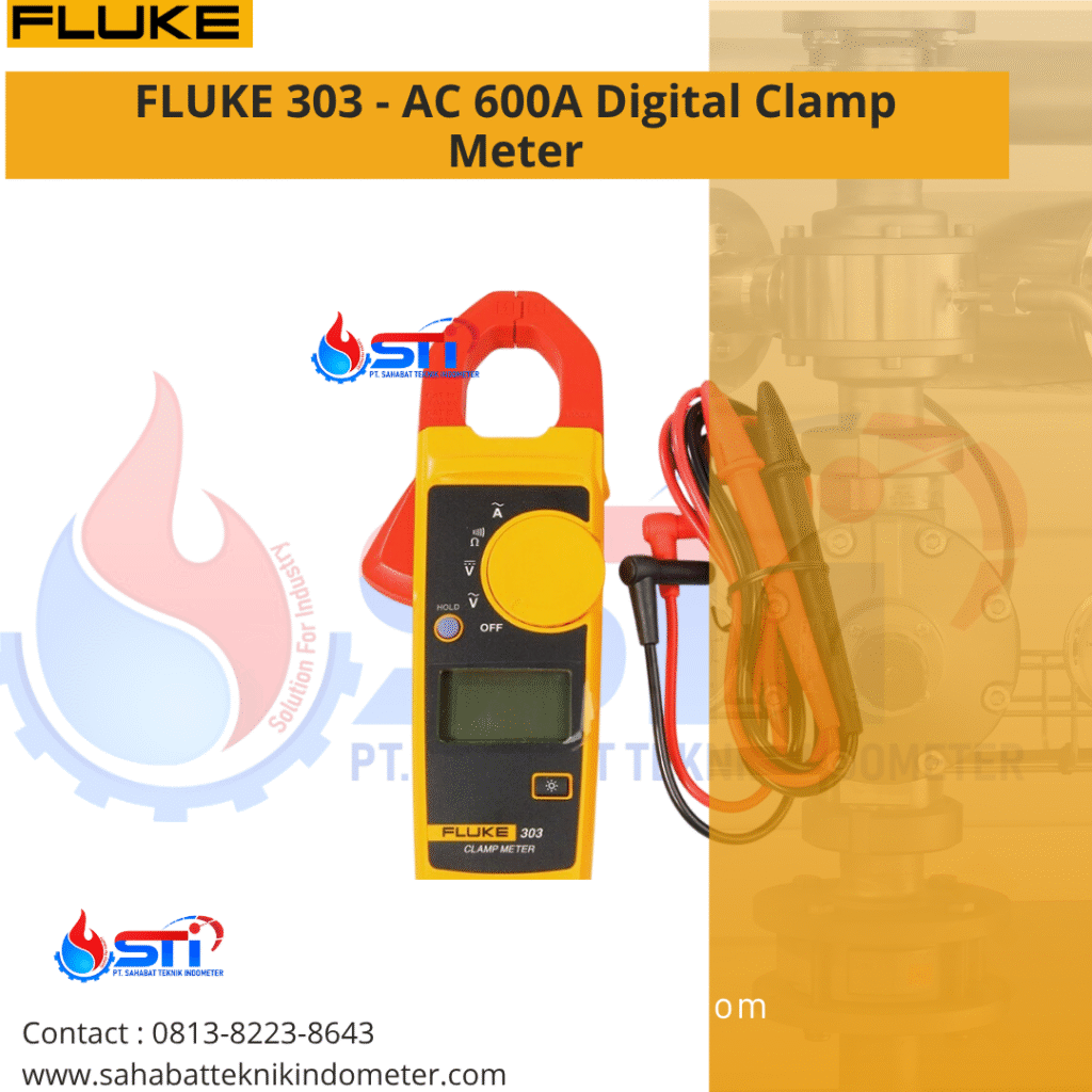 FLUKE 303 – AC 600A Digital Clamp Meter » Distributor Water Meter, Flow ...