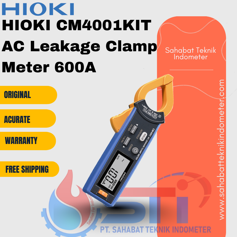 HIOKI CM4001KIT AC Leakage Clamp Meter 600A » Distributor Water Meter ...