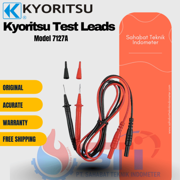 Kyoritsu Test Leads Model 7127A » Distributor Water Meter, Flow Meter ...