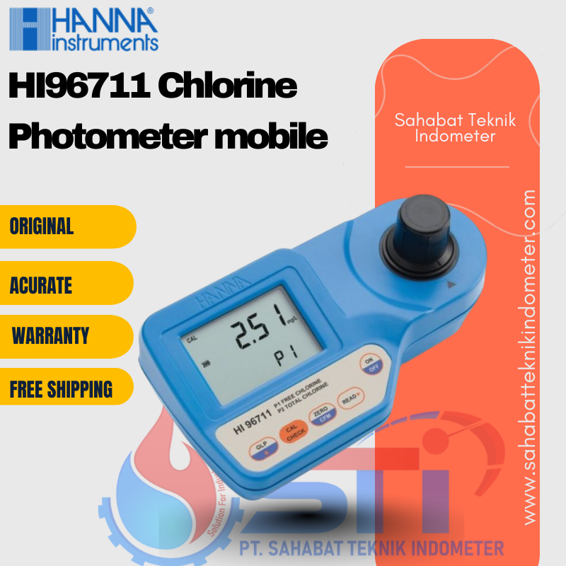 Hanna Hi96711 Chlorine Photometer Mobile Distributor Water Meter