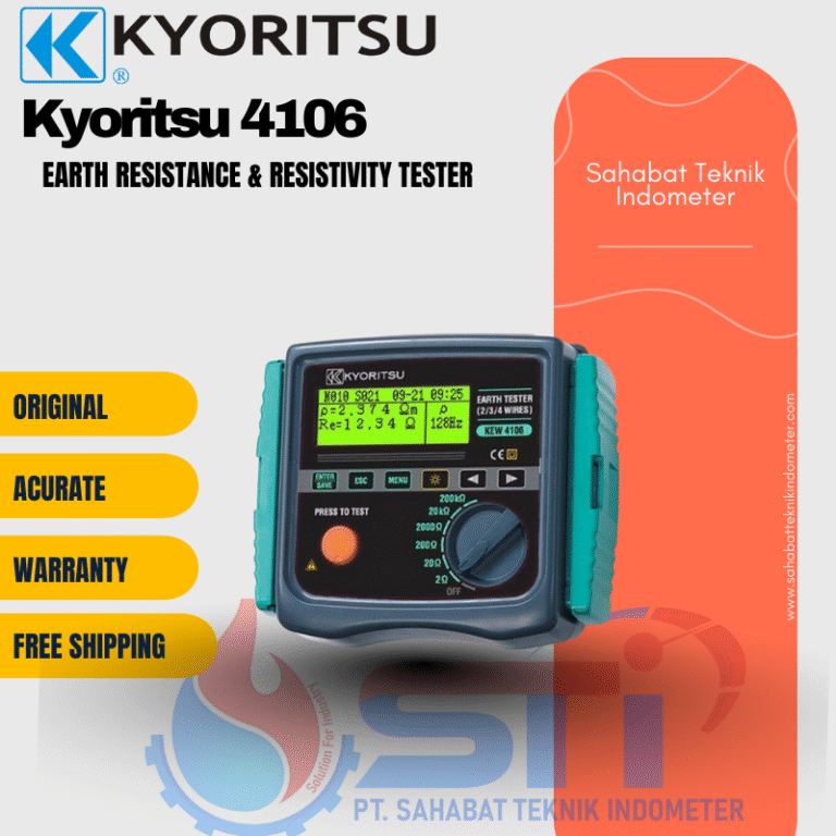 Kyoritsu 4106 Earth Resistance & Resistivity Tester » Distributor Water ...