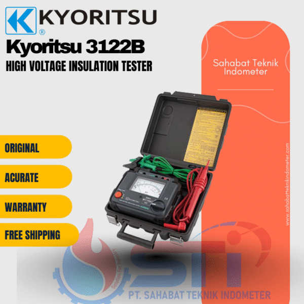 Kyoritsu 3122B High Voltage Insulation Tester » Distributor Water Meter ...