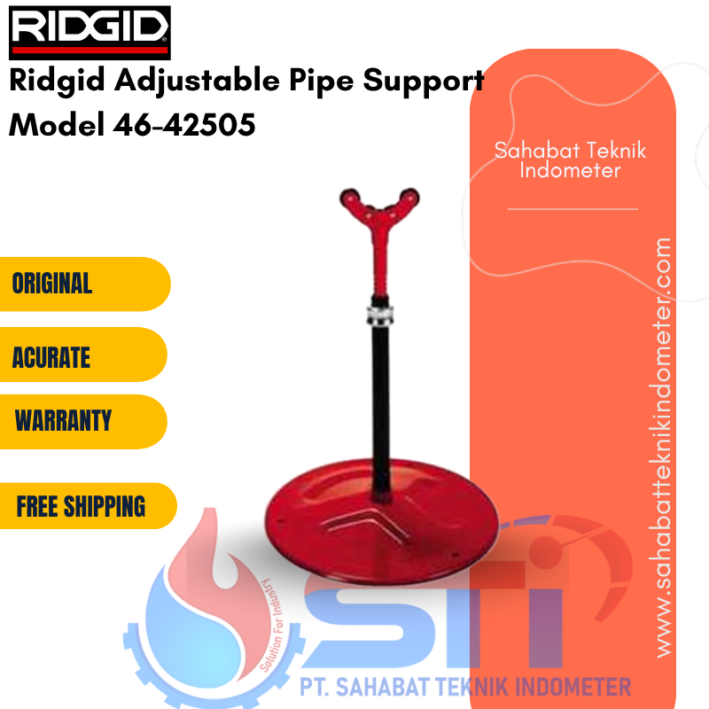 Ridgid Adjustable Pipe Support Model 46-42505 » Distributor Water Meter ...