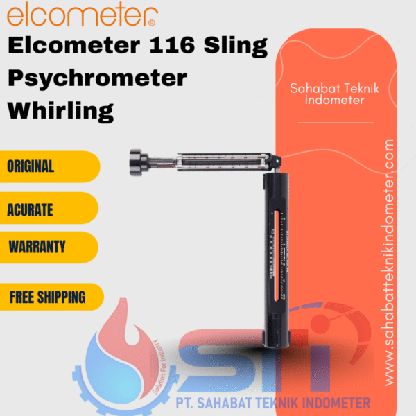 Elcometer 116 Sling Psychrometer Whirling » Distributor Water Meter ...