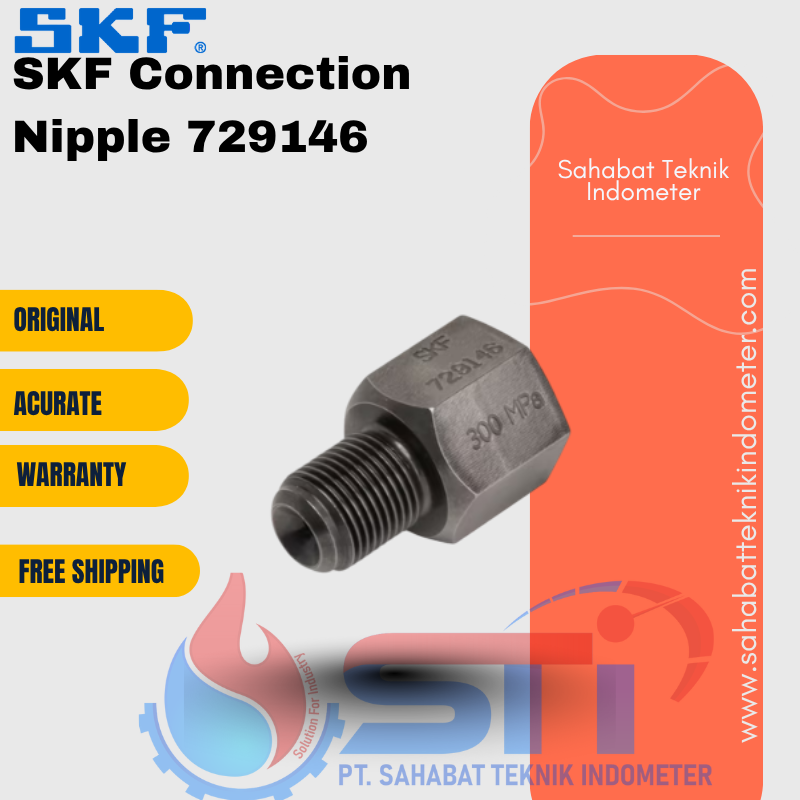 SKF Connection Nipple 729146 » Distributor Water Meter, Flow Meter dan ...