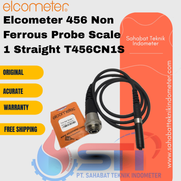 Elcometer 456 Non Ferrous Probe Scale 1 Straight T456CN1S » Distributor ...