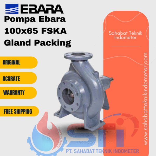Pompa Ebara 100×65 FSKA Gland Packing » Distributor Water Meter, Flow ...