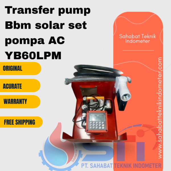 Transfer pump Bbm solar set pompa AC YB60LPM » Distributor Water Meter ...