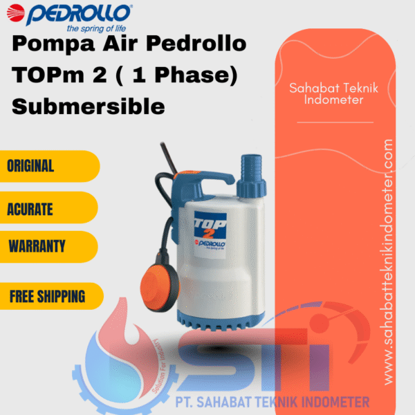 Pompa Air Pedrollo TOPm 2 ( 1 Phase) Submersible » Distributor Water ...