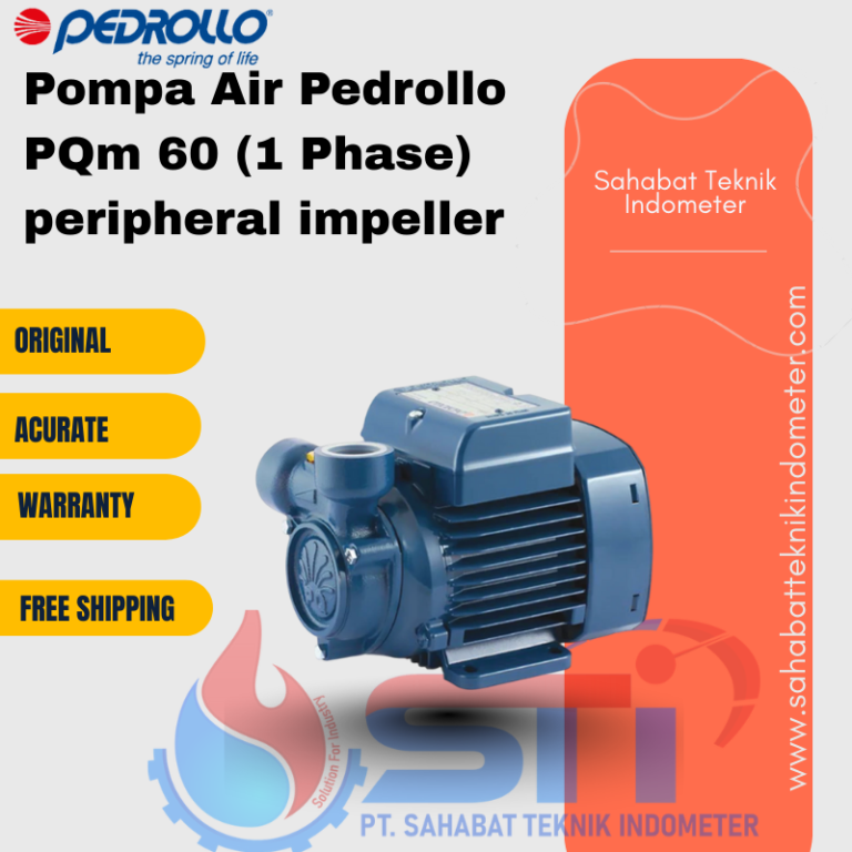 Pompa Air Pedrollo PQm 60 (1 Phase) peripheral impeller » Distributor ...
