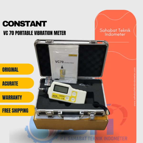 Constant VC 70 Portable Vibration Meter » Distributor Water Meter, Flow ...
